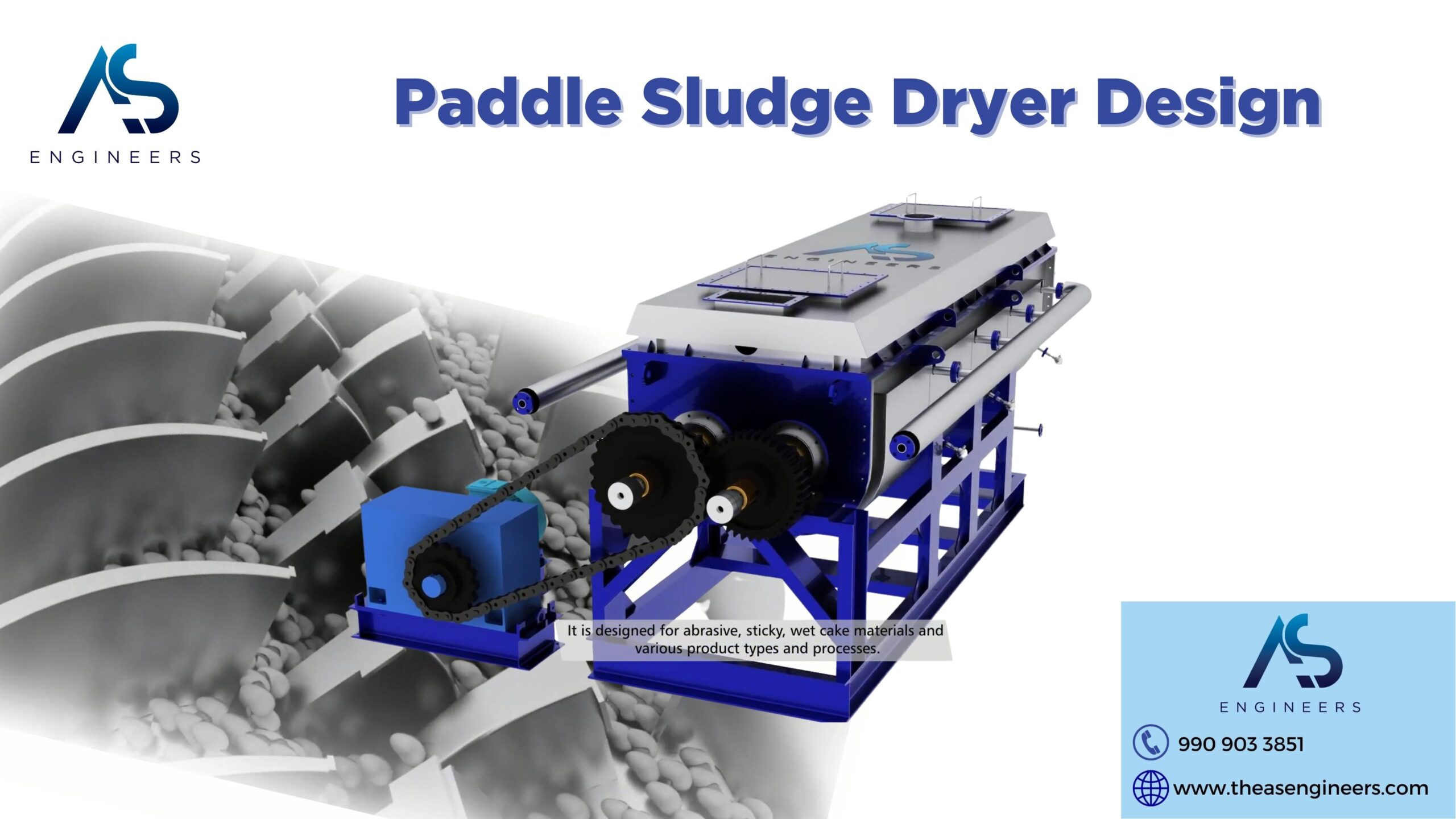 Paddle Sludge Dryer Design Guide | AS Engineers