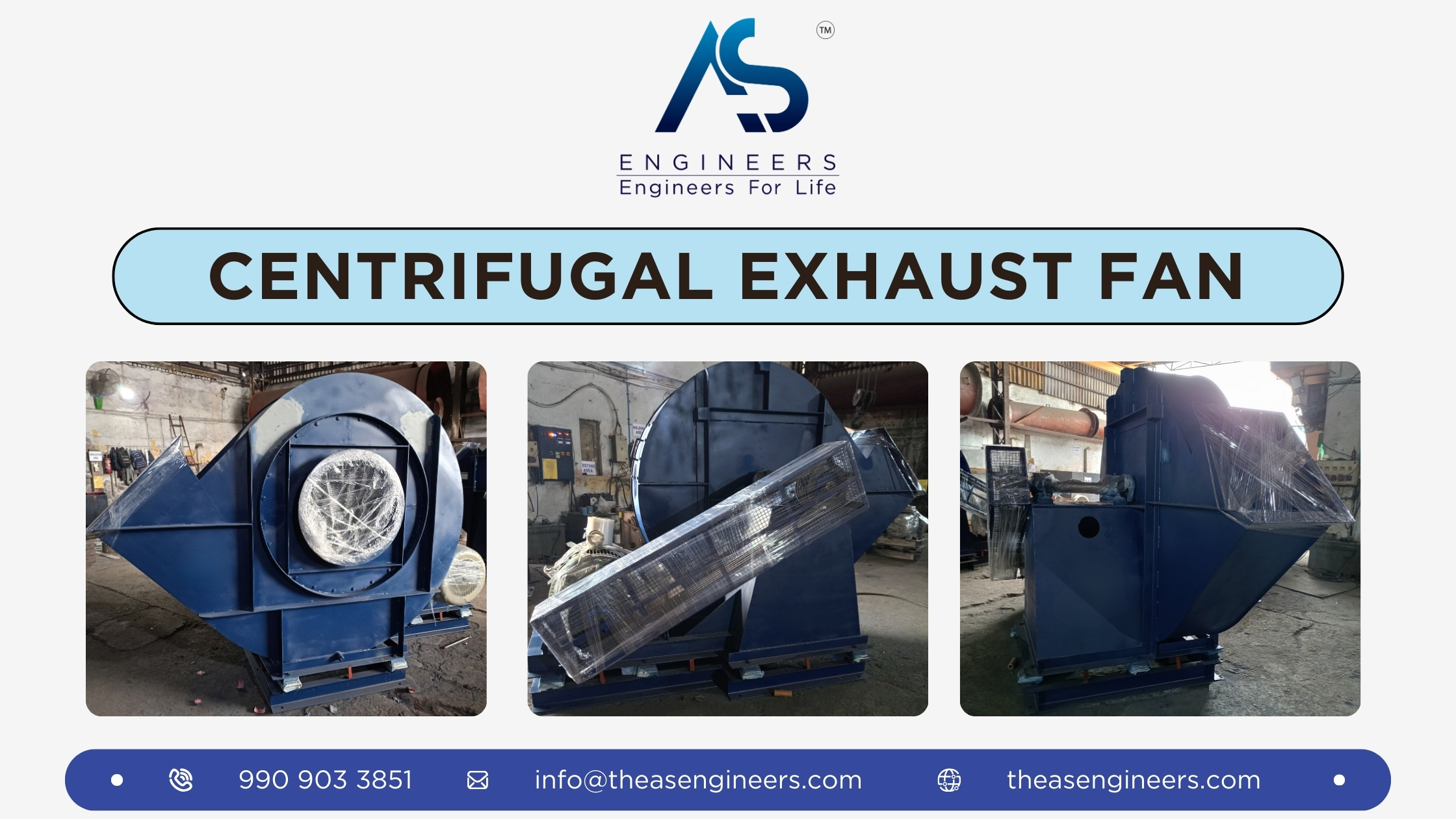 Centrifugal Exhaust Fans - AS Engineers