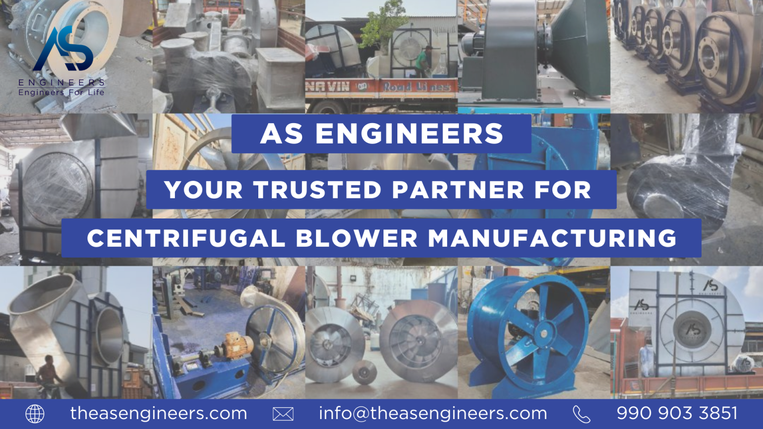 Industrial Centrifugal Blowers: Types, Uses & Selection | AS Engineers