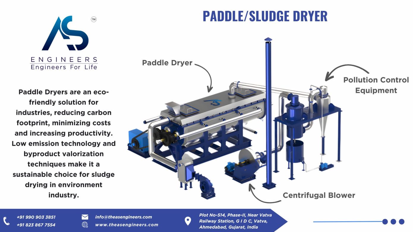 Paddle Dryers for Environmental Engineering | AS Engineers