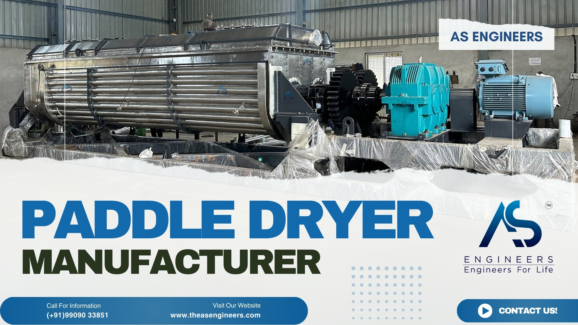 Paddle Dryer in ZLD Plant – The Best Solution for Sludge Drying