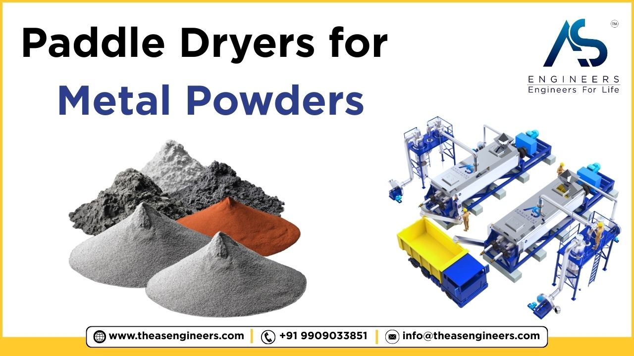 Paddle Dryer for Metal Powders | Mineral Concentrate Drying